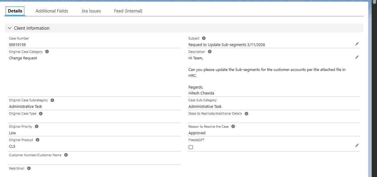 Upload segmentation file